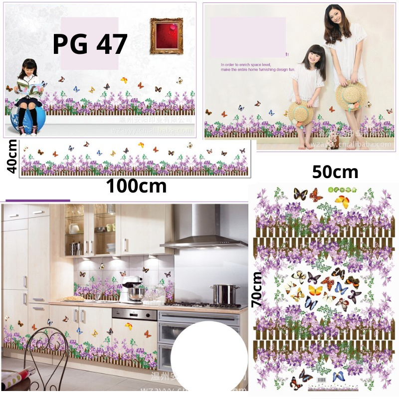 Jual WALL STICKER STIKER SETIKER RUMPUT PAGAR WALLSTIKER WALLSTICKER ...