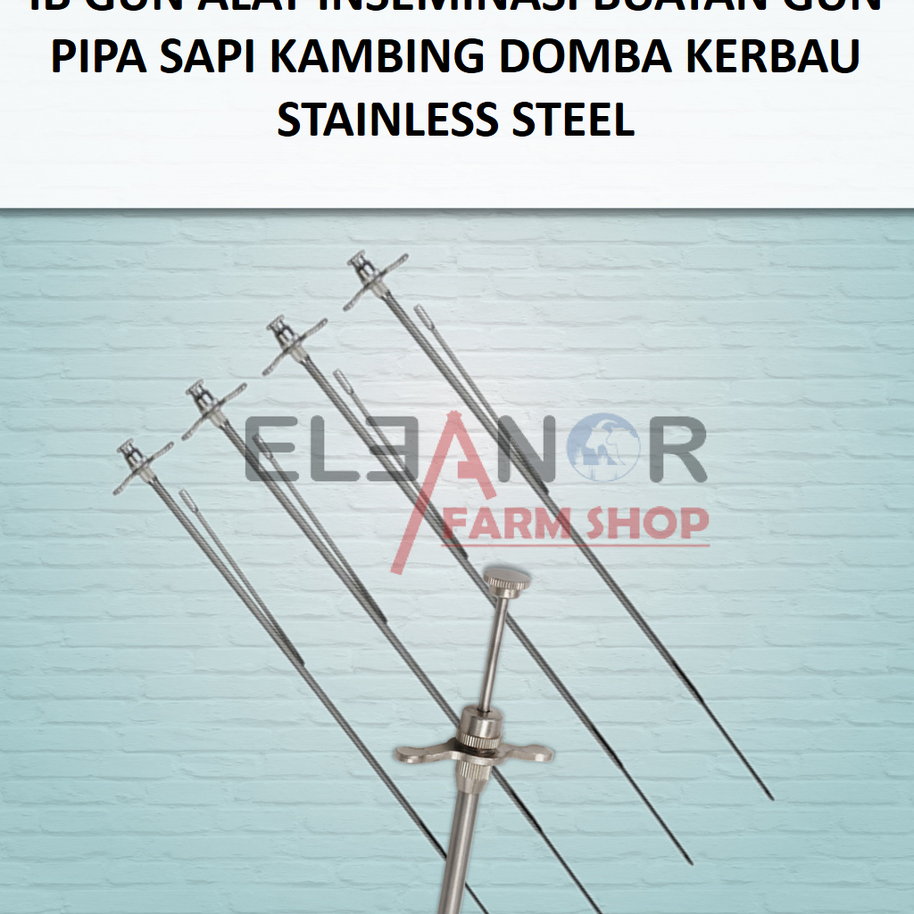 Jual IB Gun Alat Inseminasi Buatan Gun Pipa Sapi Kambing Domba Kerbau Stainless Steel | Shopee ...