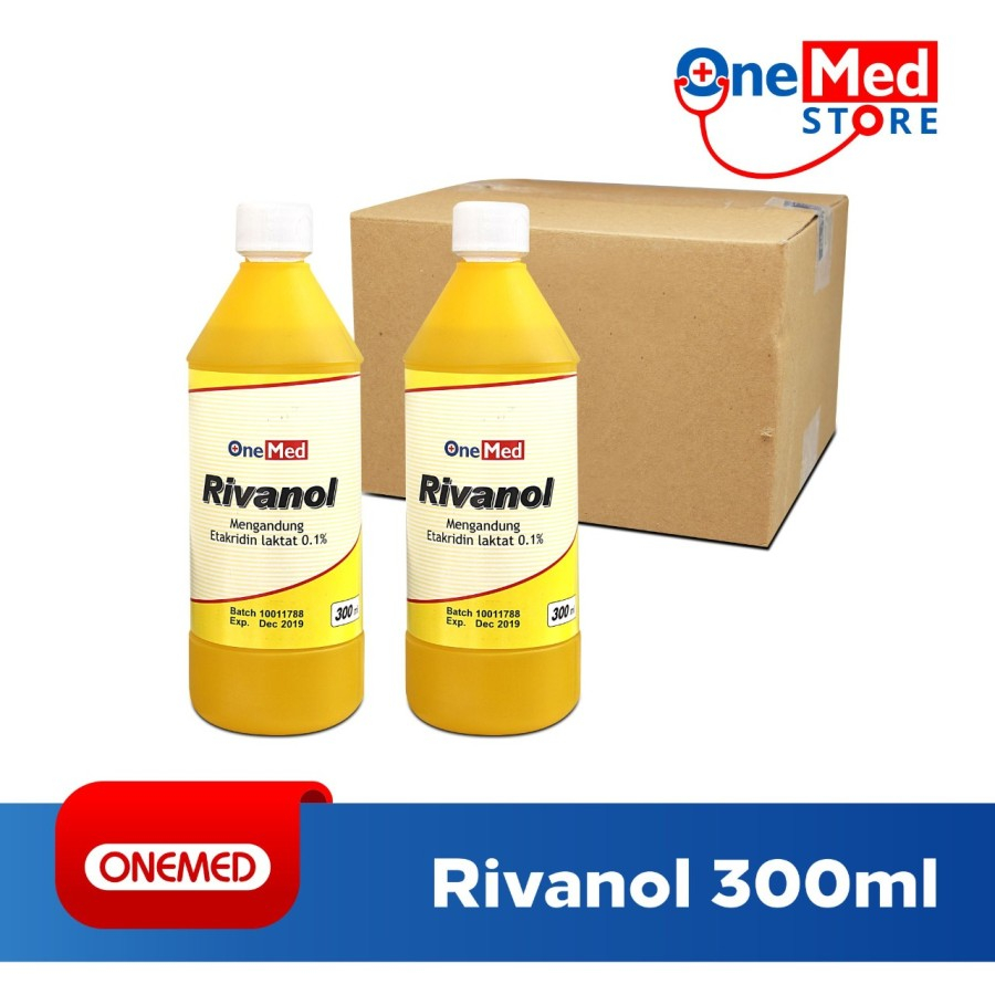 Jual Rivanol OneMed 300 ml Box Isi 24 Botol AJ | Shopee Indonesia