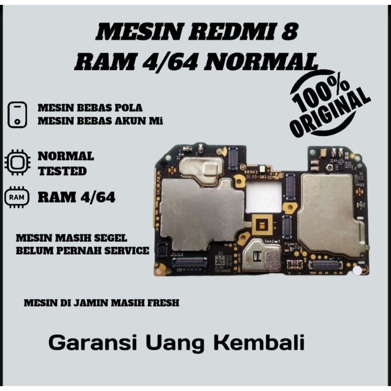 Jual MESIN REDMI 8 RAM 4/64 NORMAL JAYA TINGGAL PAKAI | Shopee Indonesia