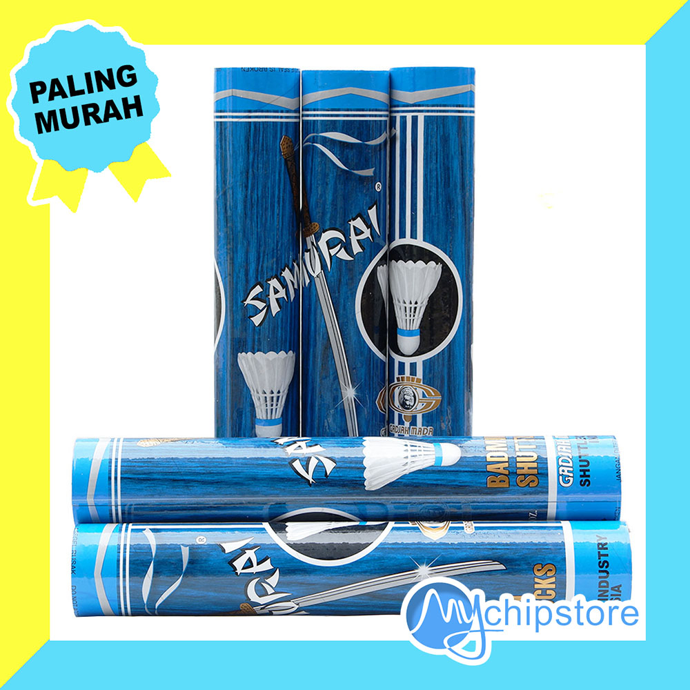 Jual Kok Shuttlecock Badminton Bulutangkis Original KOCK SAMURAI BIRU ...