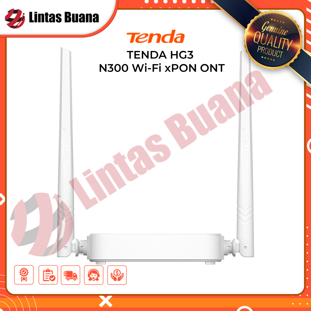 Jual Tenda HG3 N300 Wi-Fi XPON ONT | Shopee Indonesia