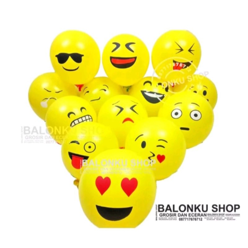 Jual Balon Emoji / Balon Emoticon | Shopee Indonesia