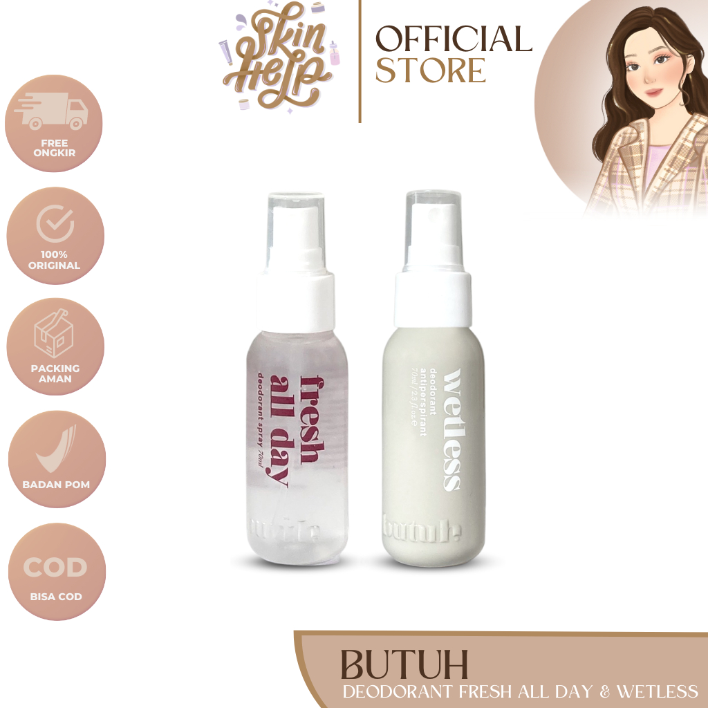 Jual READY SIAP KIRIM! BUTUH DEODORANT [Wetless] Antiperspirant ...