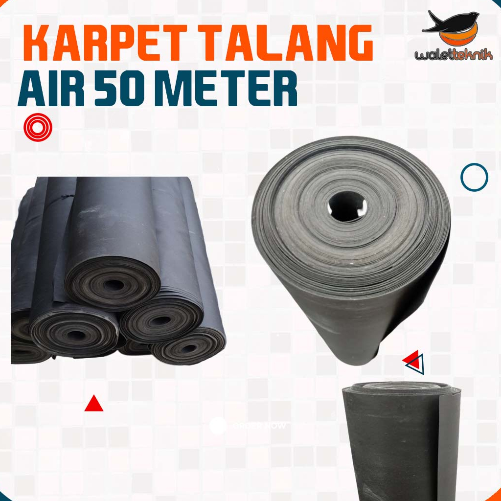 Jual Karpet Talang Air Hitam 50 Meter | Shopee Indonesia