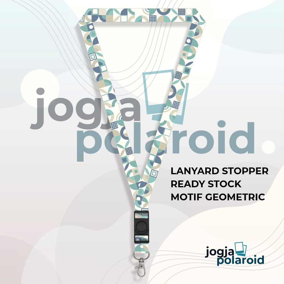Jual LANYARD READY STOCK MOTIF GEOMETRIC | Shopee Indonesia