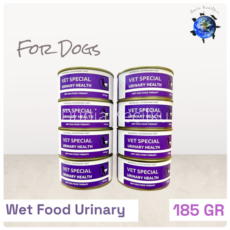 Jual Nutricell Vet Urinary Health Dogs Wet Food 185gr | Shopee Indonesia