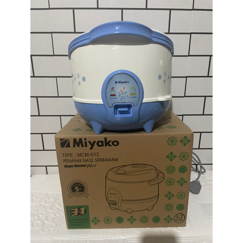 Jual MIYAKO RICE COOKER / MAGIC COM MCM61 / MCM-612 (1,2 LITER ...