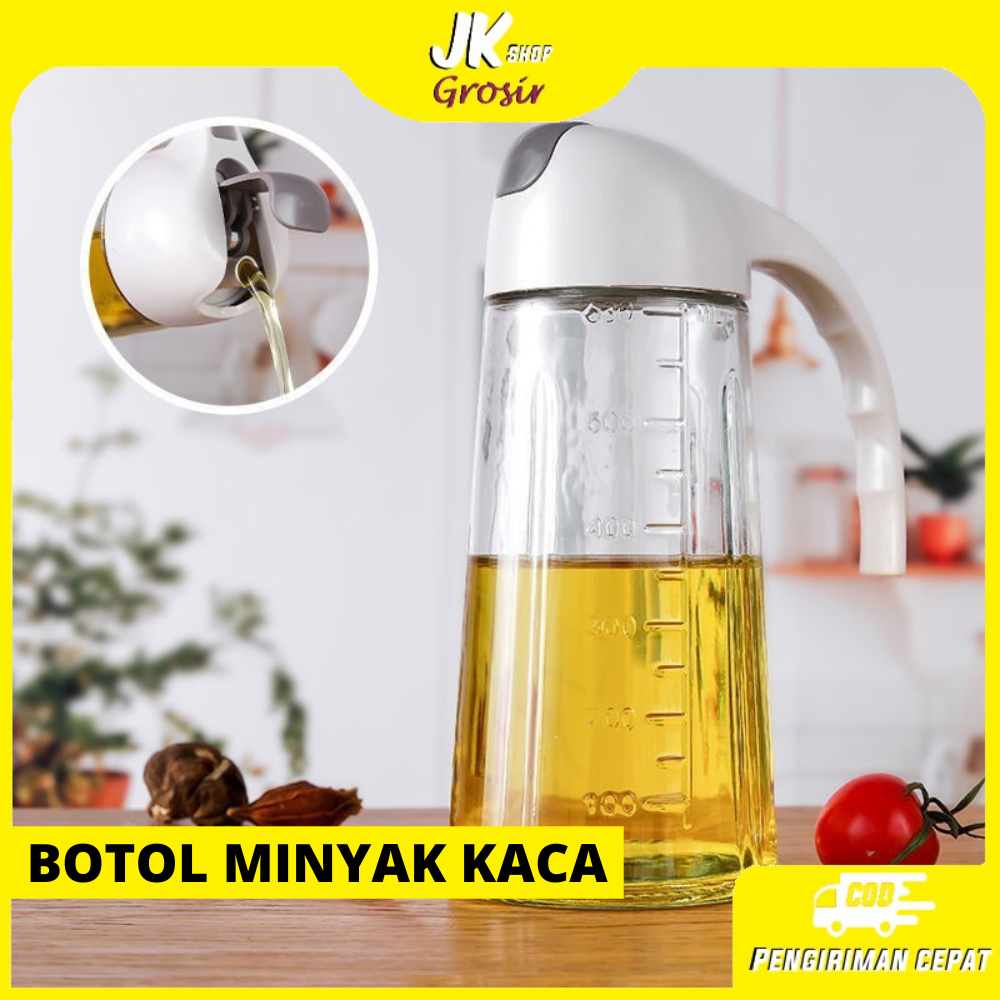 Jual JK - Botol Kaca / Botol Minyak Kaca Kapasitas 630ml / Botol Cuka ...