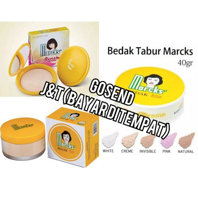 Jual Marcks Bedak Tabur//Teens Compact Powder// Marcks Tabur Active ...