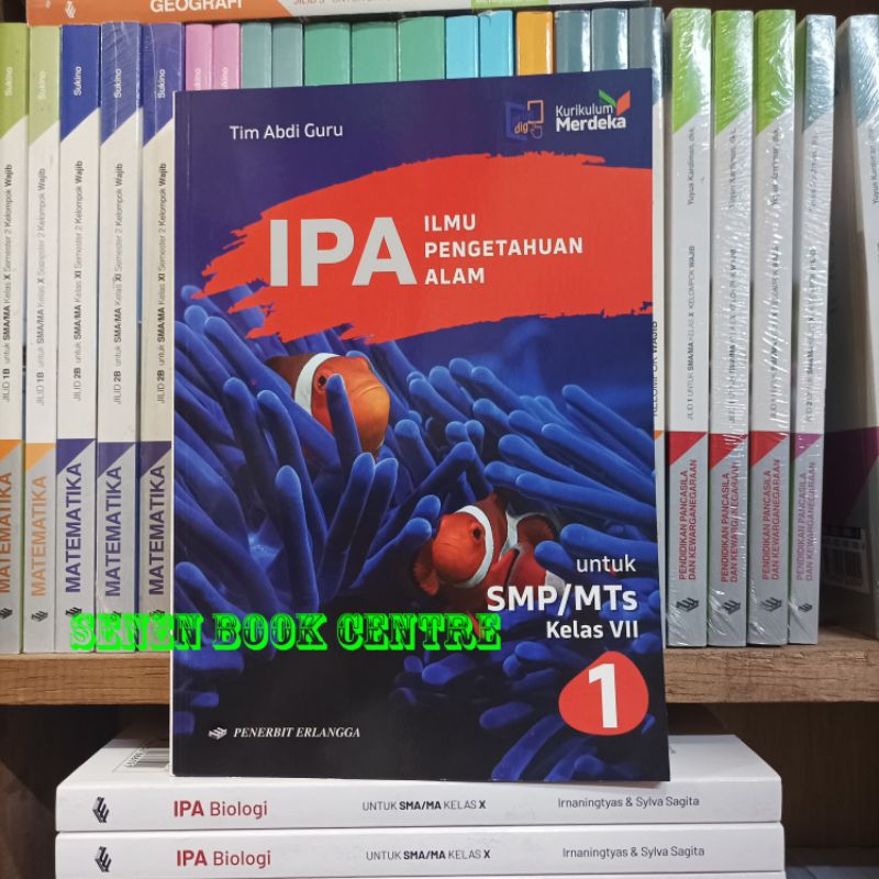 Jual Buku IPA Kelas 1/VII 7 SMP Erlangga Kurikulum Merdeka Revisi | Shopee Indonesia