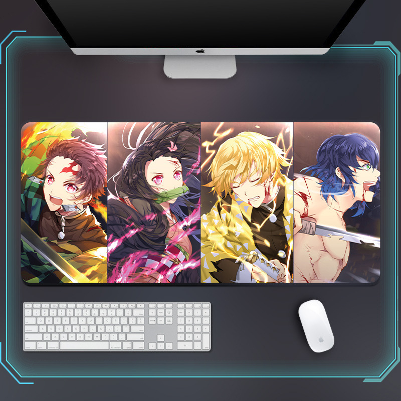 Jual Mouse pad anime kimetsu no yaiba tanjiro nezuko muichiro 80 x 30 ...