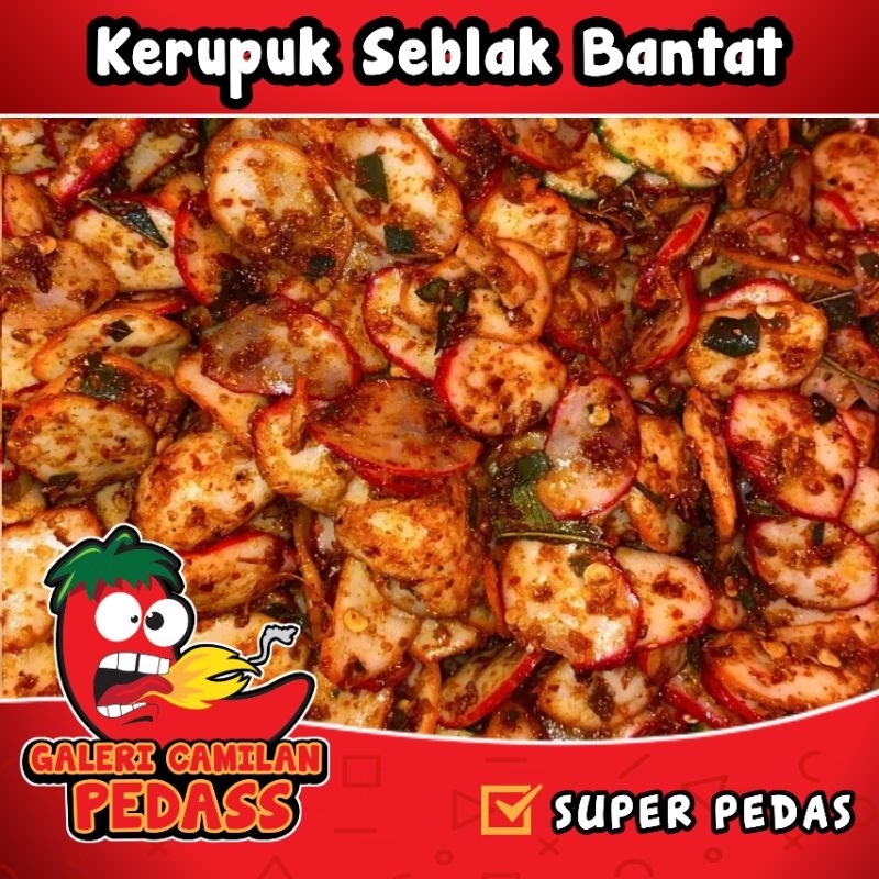 Jual Galeri Camilan Pedas Aneka Cemilan Kerupuk Seblak Bumbu Kencur Pedas Kiloan - 250 Gram ...