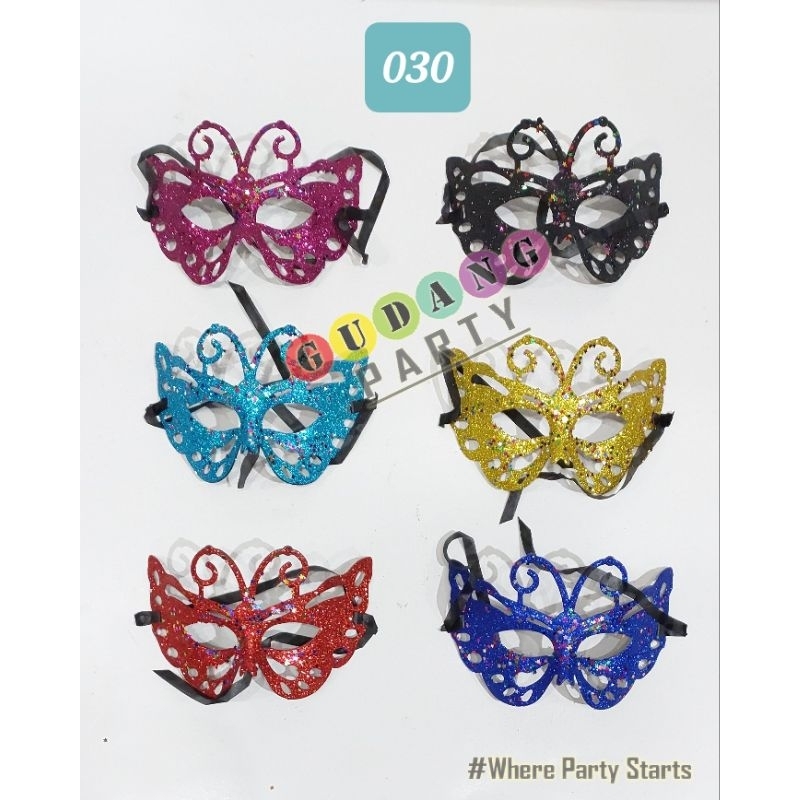 Jual Topeng Pesta/Party Mask/Topeng Half Face/Halloween Mask/Masquerade ...