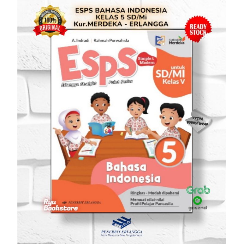 Jual ESPS Bahasa Indonesia SD/Mi Kelas 1,2,3,4,5,6 Kurikulum Merdeka - ERLANGGA | Shopee Indonesia