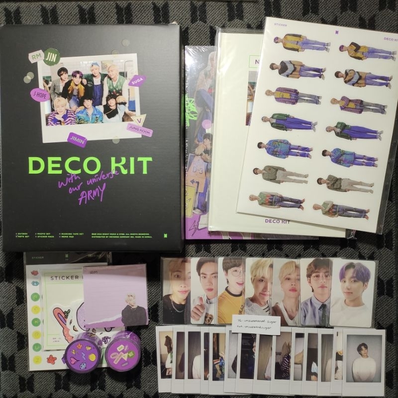 Jual BTS DECO KIT FULLSET UNSEALED (-RPC) | Shopee Indonesia