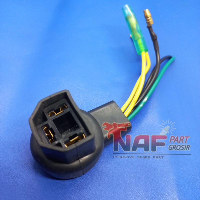 Jual SOCKET SOCKET FITING LAMPU DEPAN H4 UNIVERSAL MOTOR/MOBIL | Shopee ...