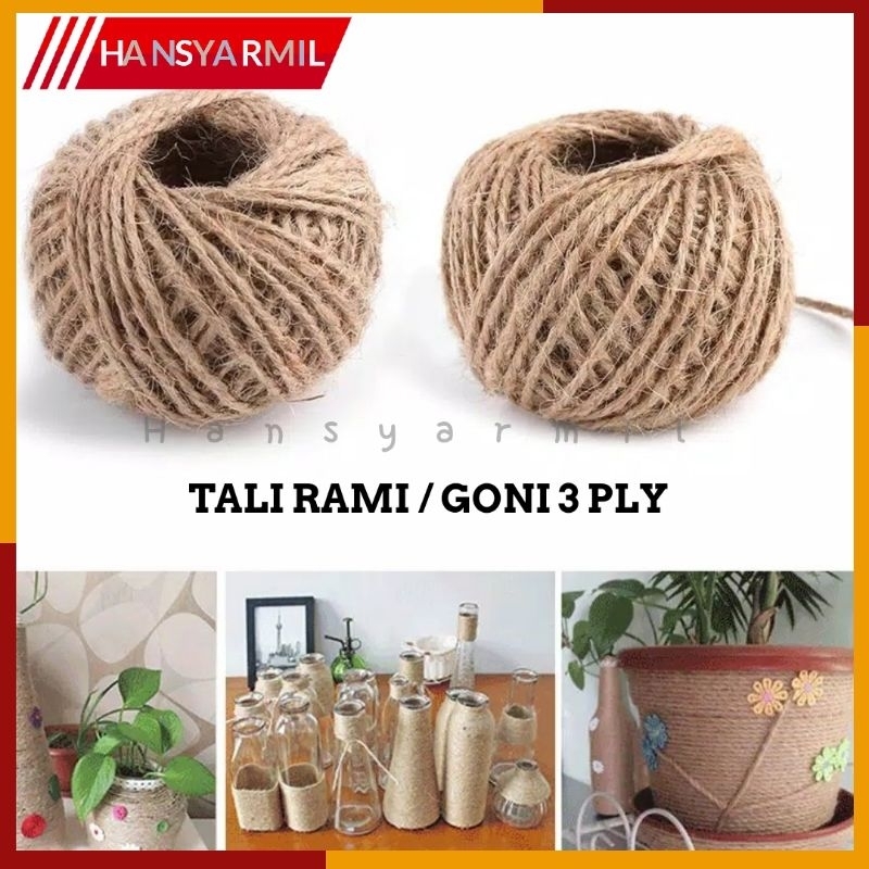 Jual TALI RAMI / GONI 3 PLY | Shopee Indonesia