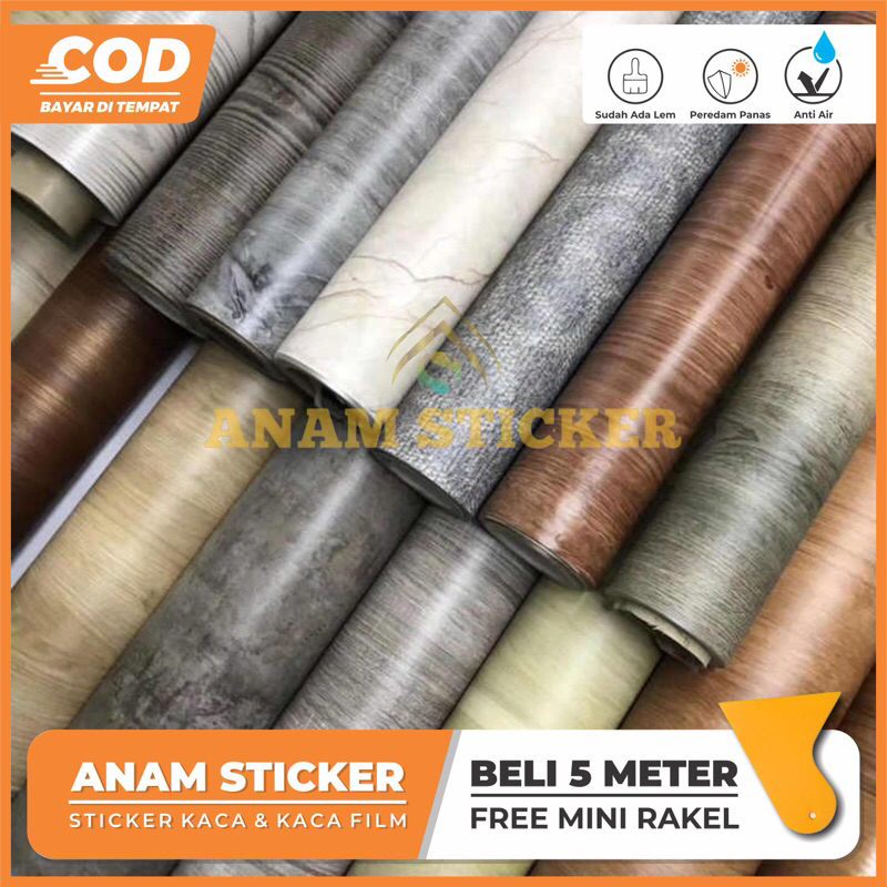 Jual Stiker Motif Kayu Untuk Furniture Meja Lemari dinding Lantai dan ...
