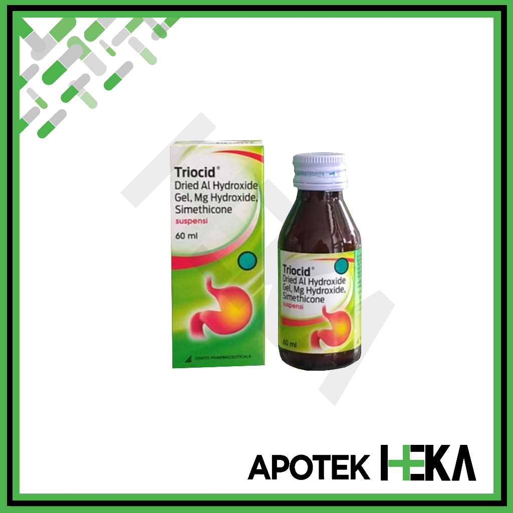 Jual Triocid Syrup Suspensi 60 ml - Sirup Antasida Obat Maag Lambung ...