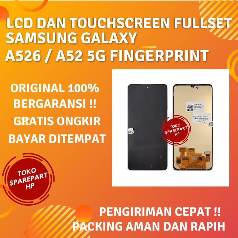 Jual Lcd Original Samsung Galaxy A52 5G Fingerprint Fullset Layar ...