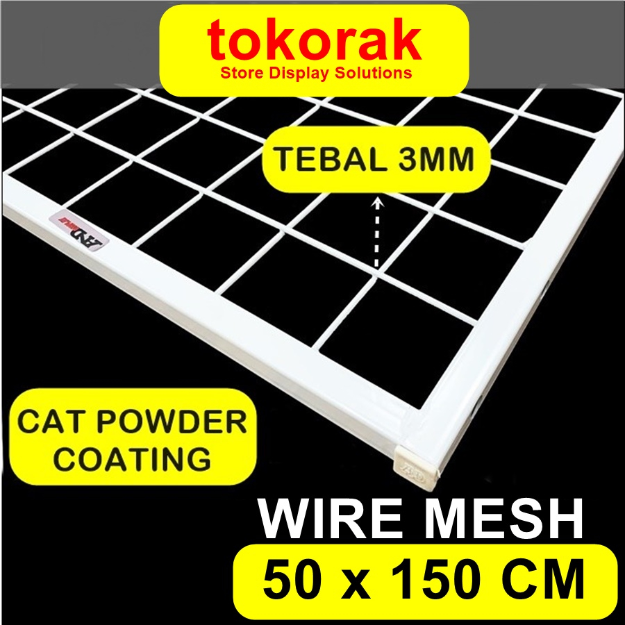 Jual WIRE MESH 50 X 150 CM WIRE GRID 50X150 KAWAT RAM JARING KOTAK ...