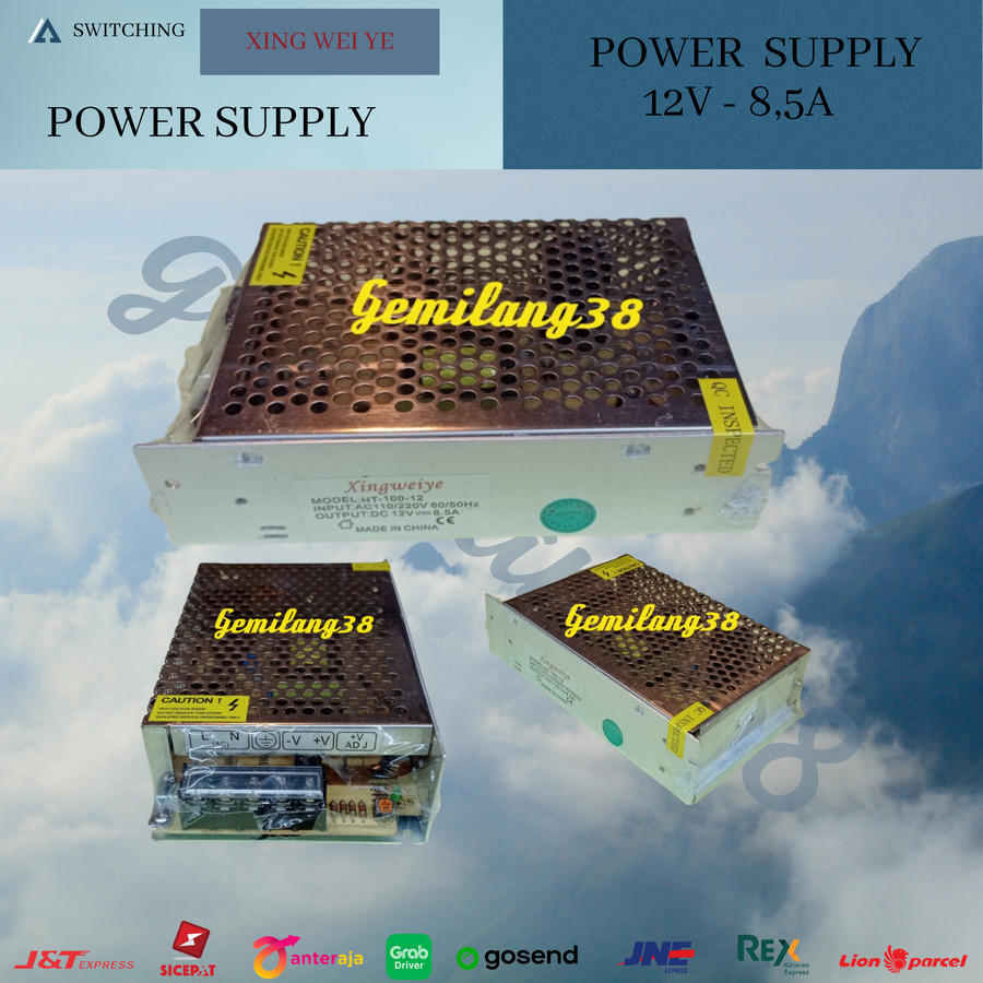 Jual Power Supply 12V - 8,5A (XWY) | Shopee Indonesia