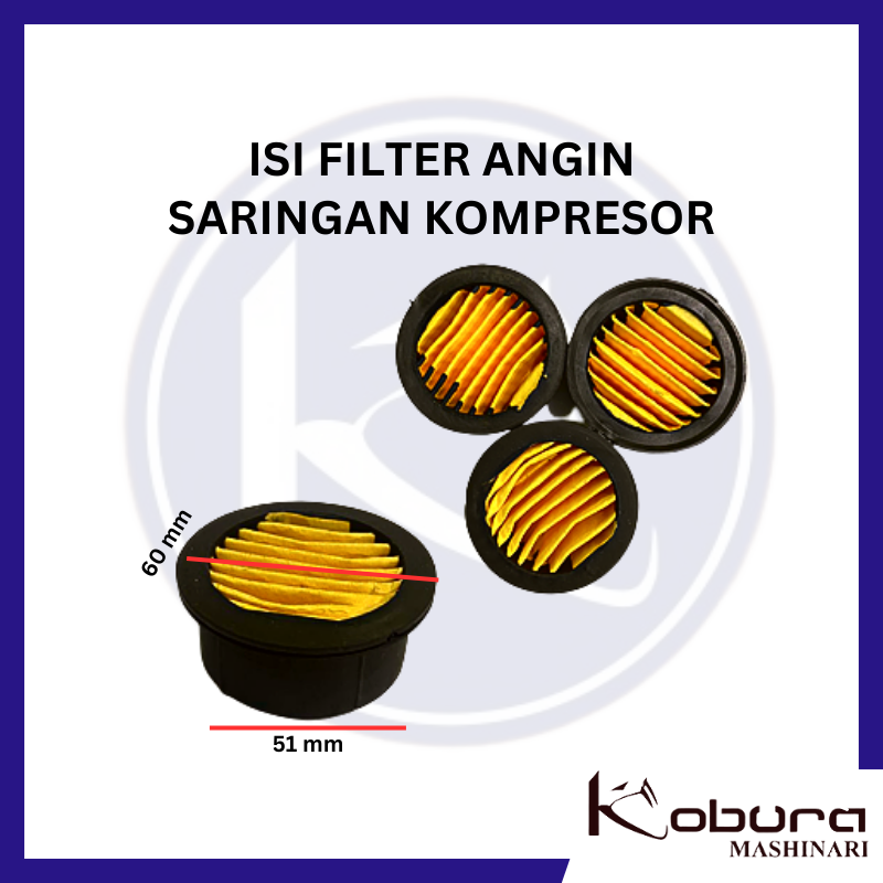 Jual Isi Filter Angin Saringan Kompresor Angin Listrik Portable ...