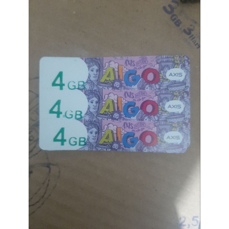 Jual Voucher kuota / Paket data Axis Aigo mini dan Bronet untuk ...