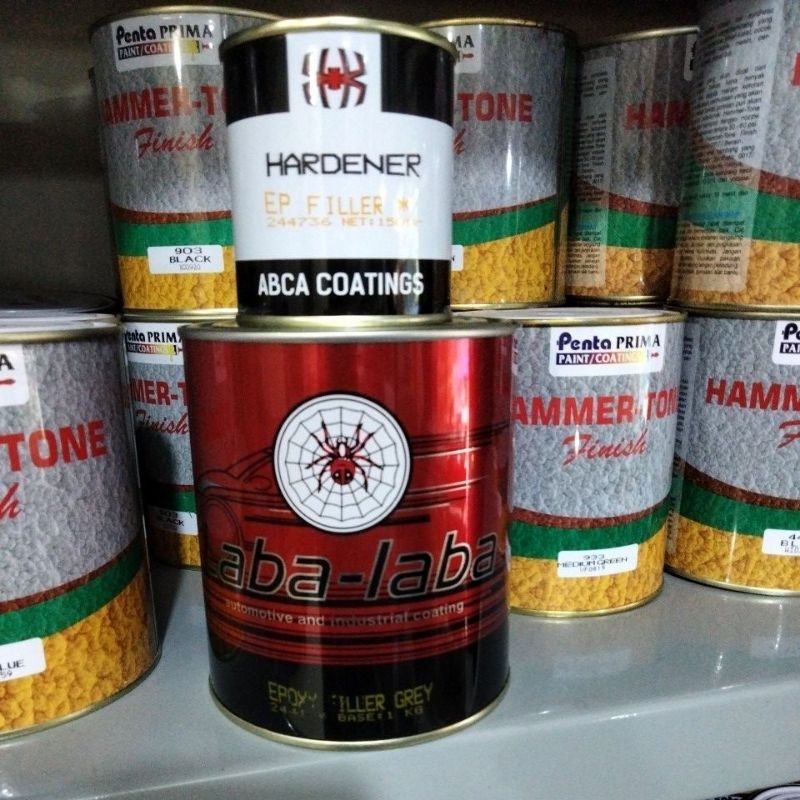 Jual INDO PAINT - CAT DUCO EPOXY LABA - LABA 1 KG + HARDENER 150 GRAM ...