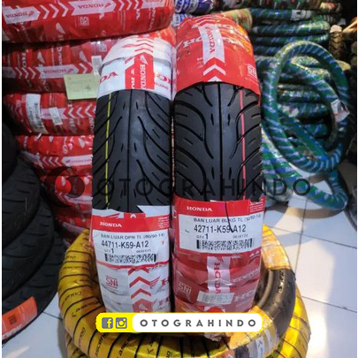 Jual Paket Ban Tubles Matic Asli AHM Honda Federal Matic 80/90 Dan 90/ ...