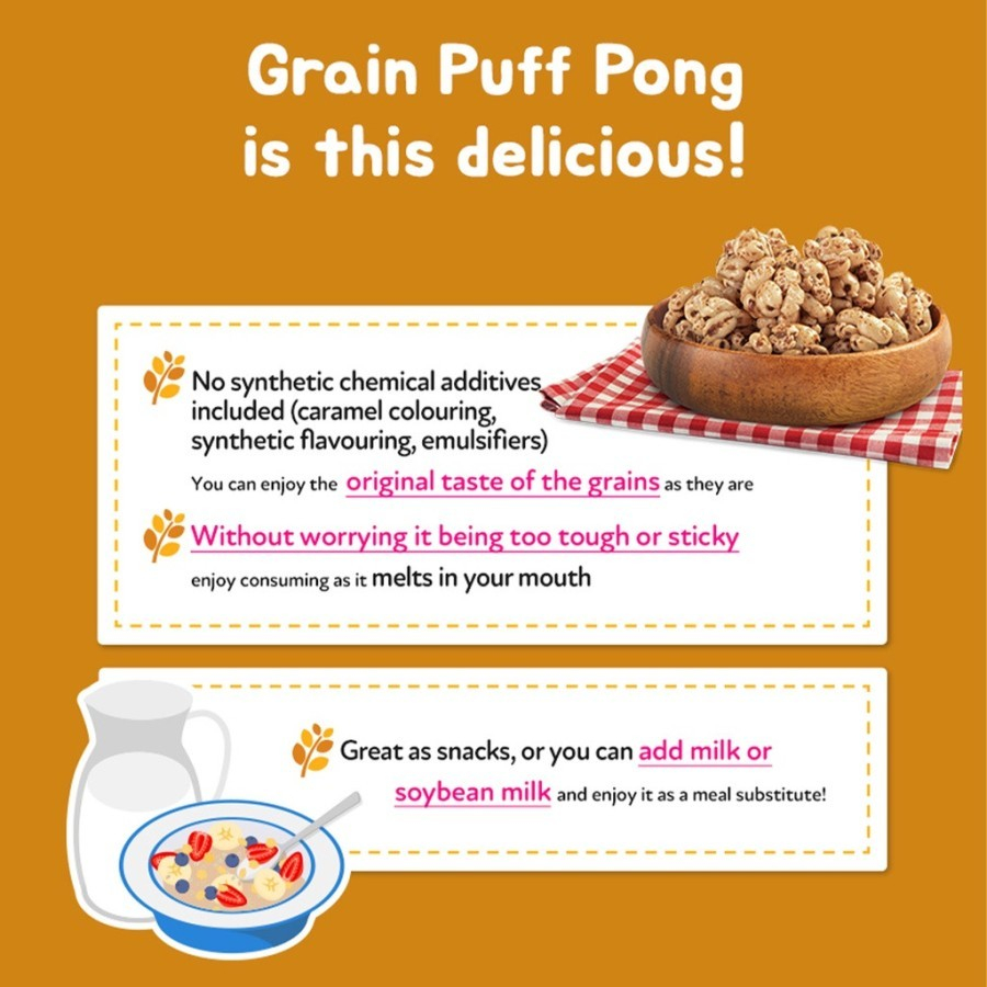 Jual Ivenet Grain Puff Pong 30gr | Shopee Indonesia