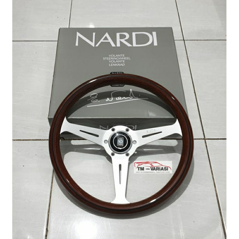 Jual Stir Racing Nardi ND Kayu Wood Glossy Import 14 Inchi Replika ...