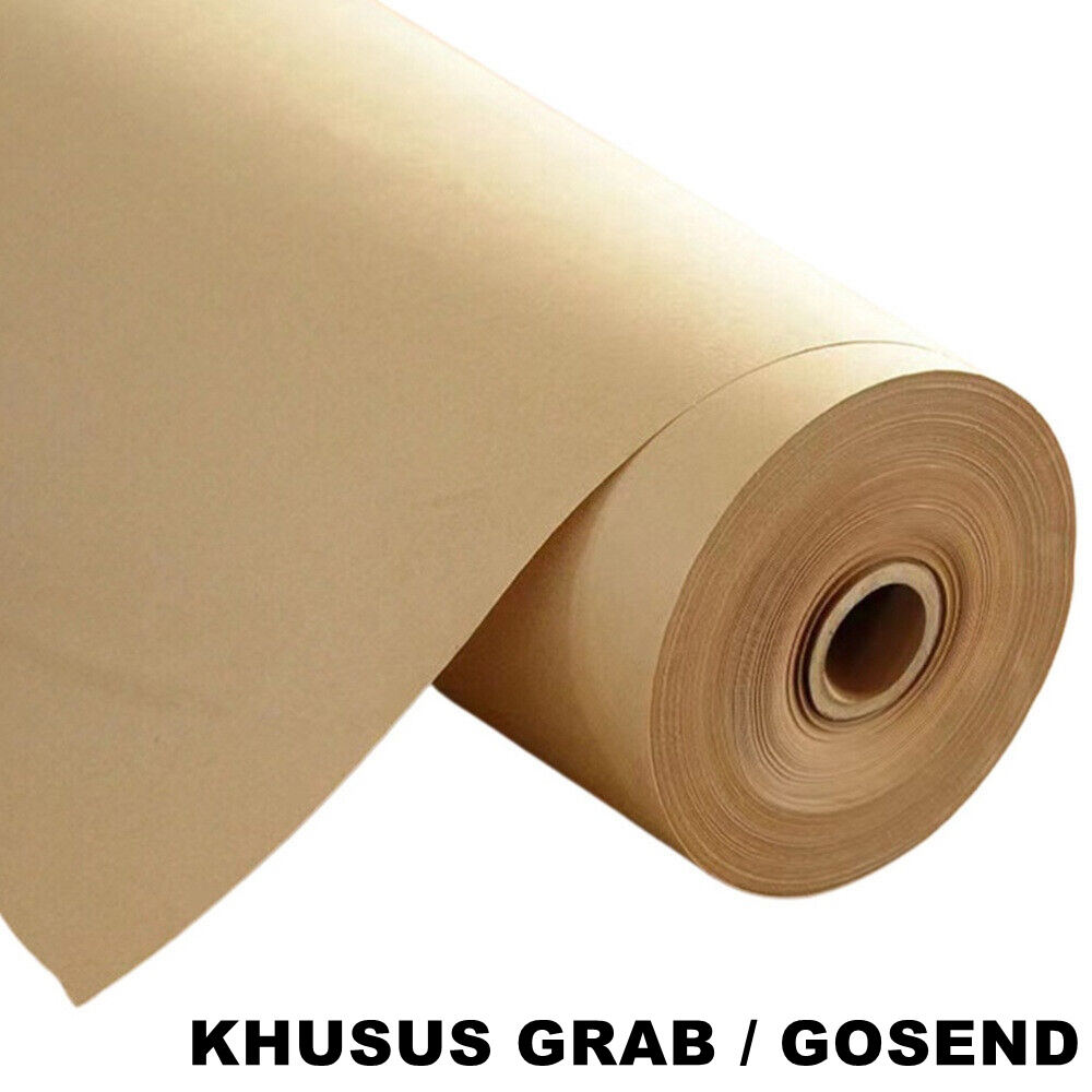 Jual Gulungan Kertas Kraft Brown Paper Medium Paper Roll 70 cm Coklat ...