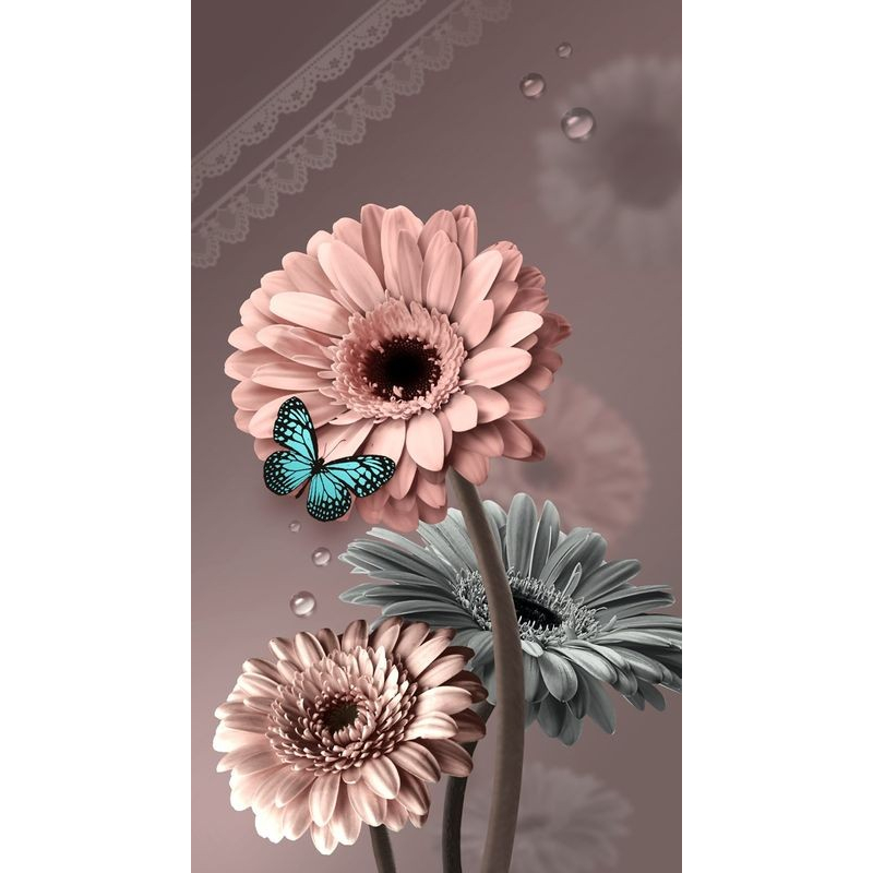 Jual HIASAN DINDING BUNGA REALISTIK AESTHETIC (20X30) WALL DECOR ...