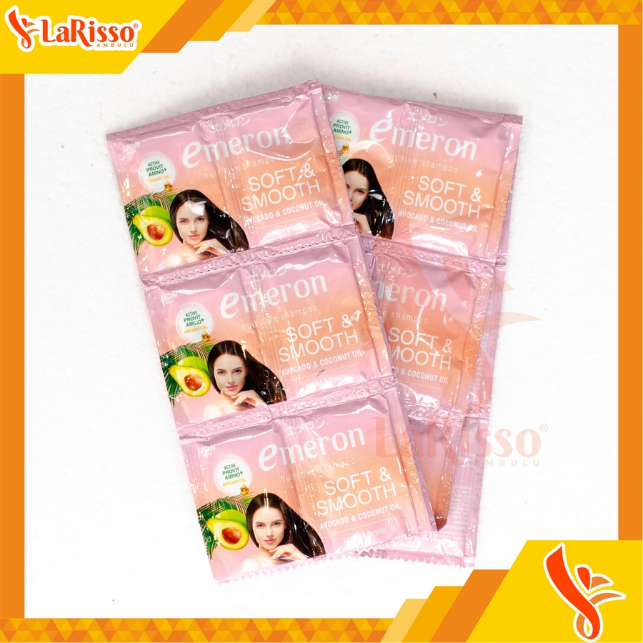 Jual EMERON SHAMPO RENTENG SOFT SMOOTH (2RENTENG) | Shopee Indonesia