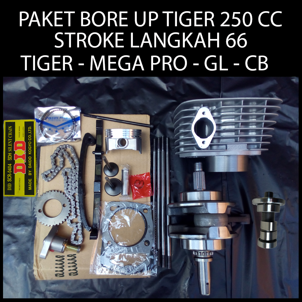 Jual Paket Kruk as Tiger Stroke 66 Blok Tiger 250 Kruk as Langkah 66 ...