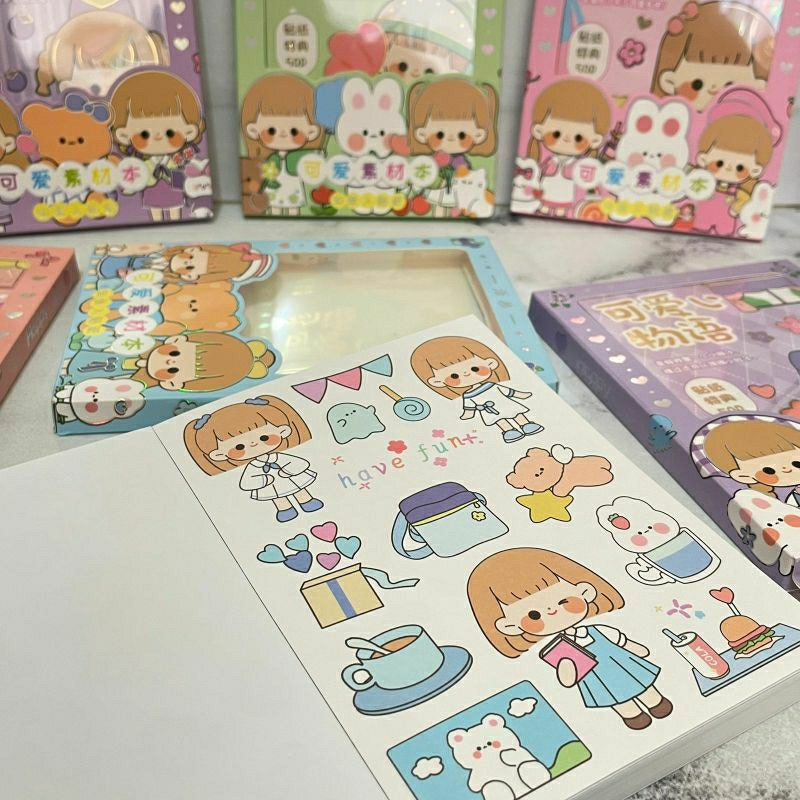 Jual Buku sticker kode SZ - 55 sticker dengan cover bergambar sticker ...