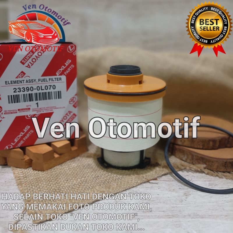 Jual Fuel Filter Solar Toyota Innova Reborn Fortuner VRZ 23390-0L070 ...