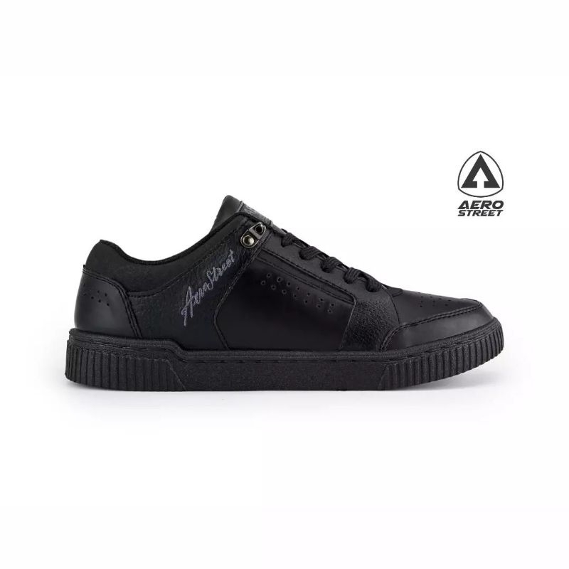 Jual Aerostreet Classic All Black Hitam Hitam Original Sepatu Sneakers ...
