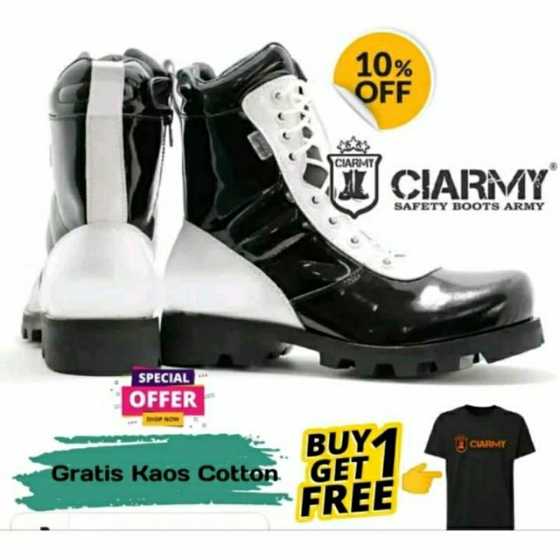 Jual [COD] Sepatu Pdl Provost Polri Sepatu Provost Polri Sepatu Provos ...