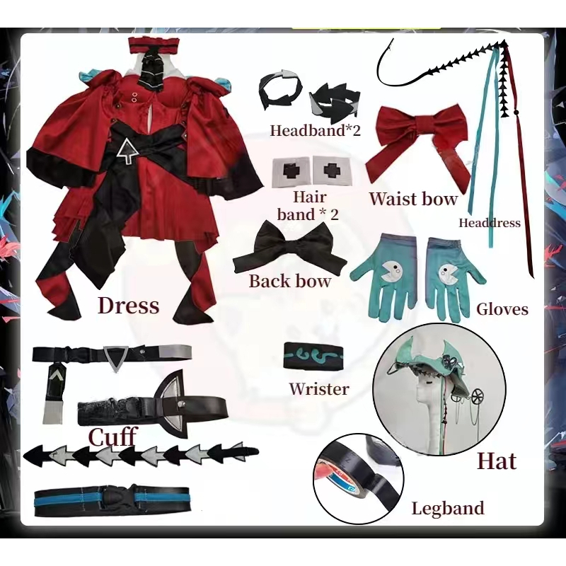 Jual Game Arknights Skadi The Corrupting Heart Cosplay costume Game Cos ...