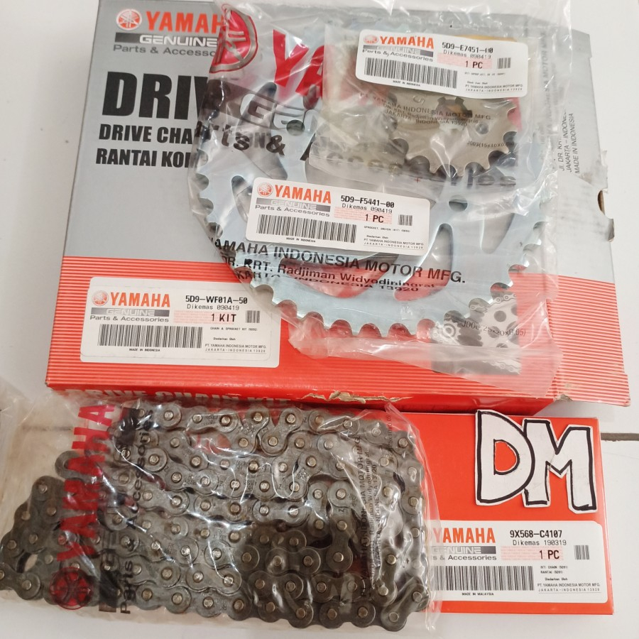 Jual Gir Gear Set Yamaha Vega ZR RR, Jupiter Z 115 5D9-WF01A-50 ...