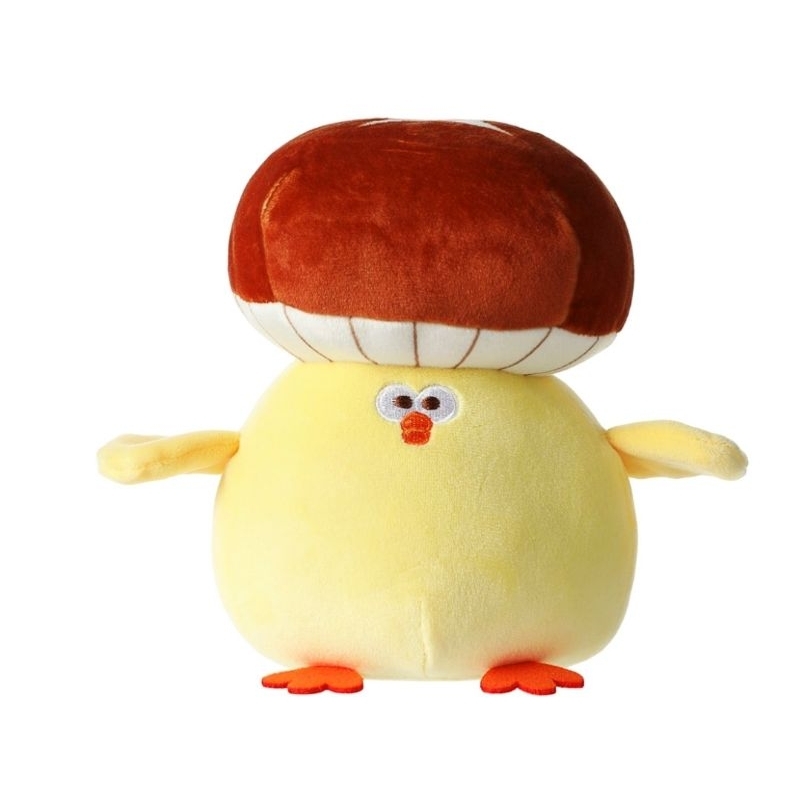 Jual MINISO OFFICIAL Mushroom chicken dundun plush toy / boneka bebek ...