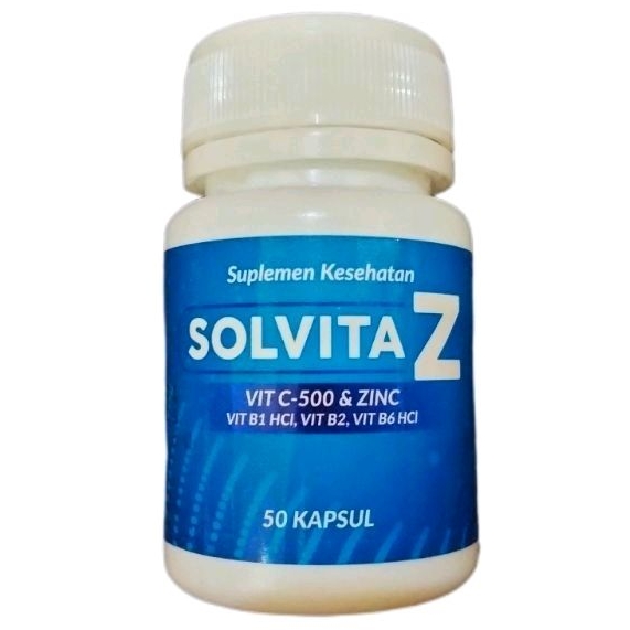 Jual SOLVITA Z - Vitamin C 500 , Zinc & B Complex (50's /Botol ...