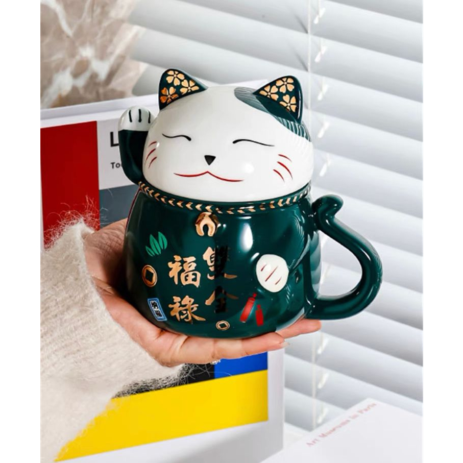 Jual mug kucing aneka model warna dan ukuran bahan keramik premium ...