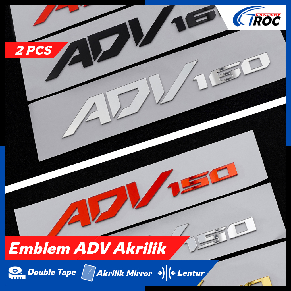Jual Tulisan ADV 150 Timbul 3D Emblem ADV 160 Original Sticker ADV 150 ...