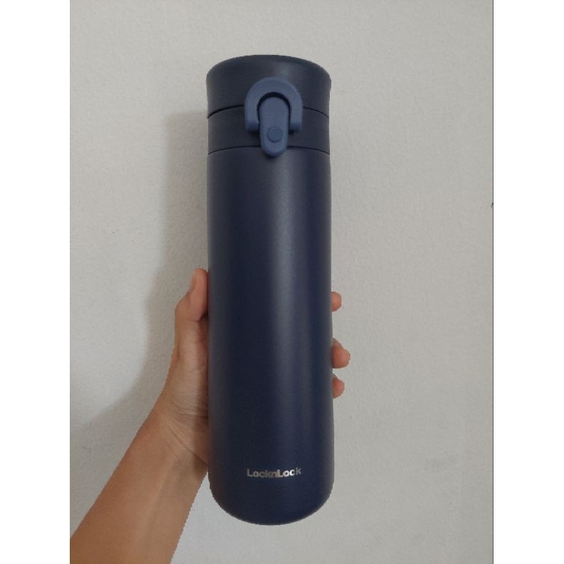 Jual Locknlock new one touch tumbler 450ml/termos air hot and cold ...