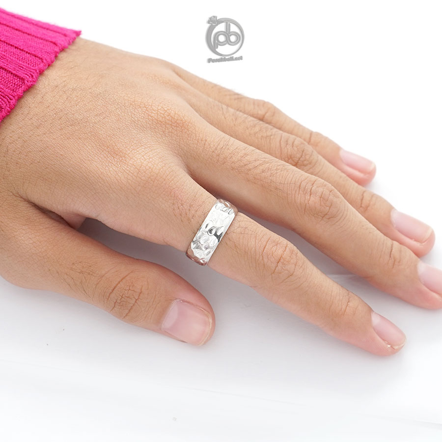 Jual Cincin Pria Wanita Perak Bali Silver Ring 925 Model Getok | Shopee ...