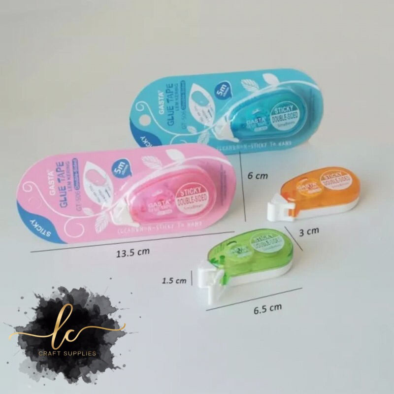 Jual Lem Kering / Lem Kering Roll / Lem Kertas/Glue Tape / Double tape ...